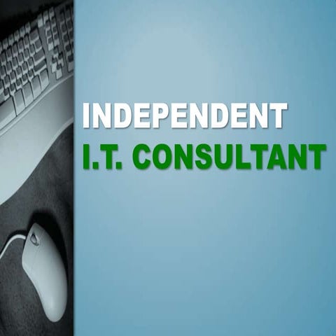 Computer consultant final | PPT