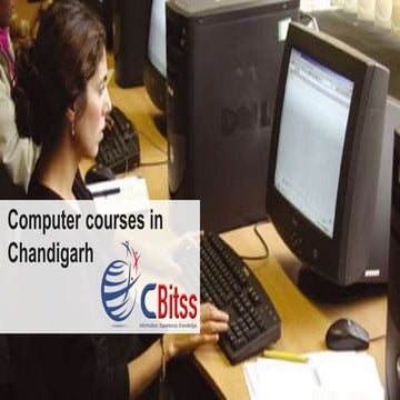 Computer courses in Chandigarh | PPT