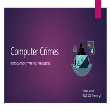 Cyber Crimes | PPT