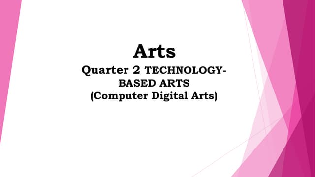 MAPEH10 2nd Quarter Art Module 1 | PPTX | Graphics Software | Computer Software and Applications
