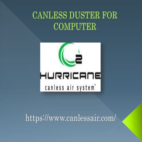 Computer duster | PPTX