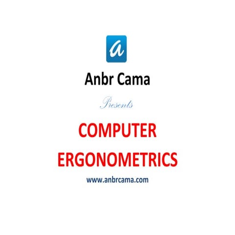 Computer ergonometrics | PPS