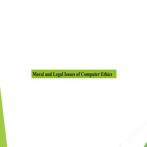 Five moral dimensions of information systems pdf | PDF