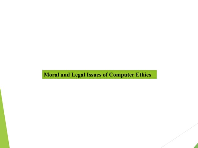 The 10 Commandments of Computer Ethics | PPT