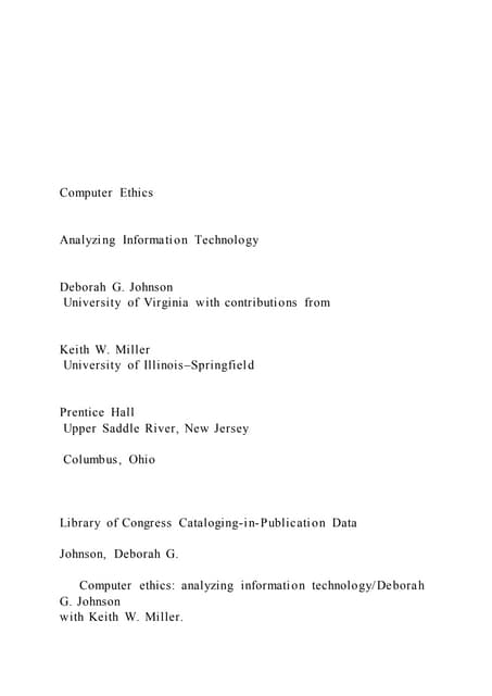 Introduction to modern computerethics.ppt