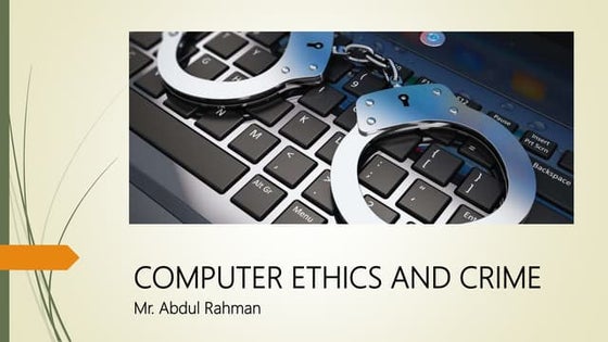 Computer ethics | PPT
