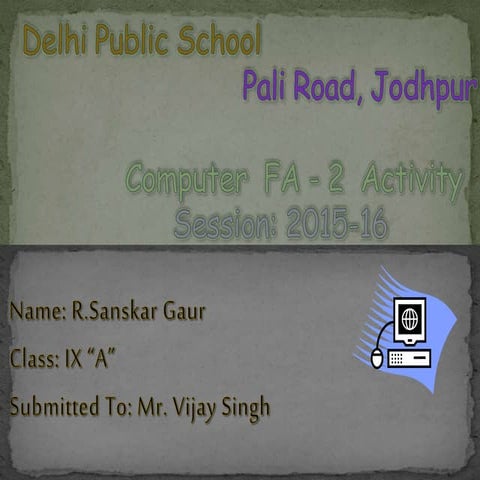 Computer Fa 2 Activity Pptx