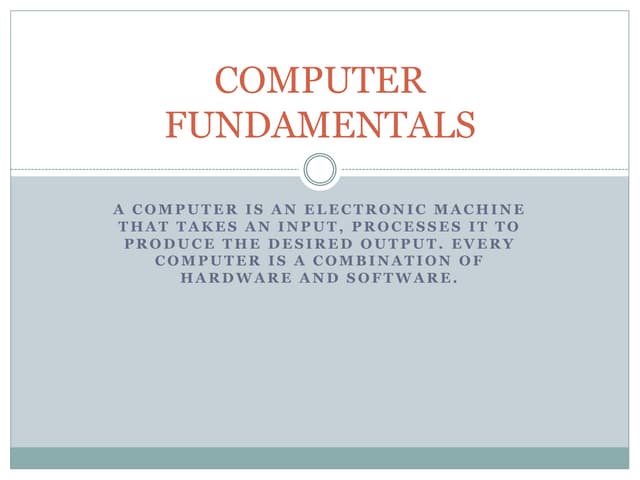 Computer Systems - Input, Process, Output | PPTX