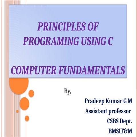 Computer Science Class 11 India PPT | PPTX