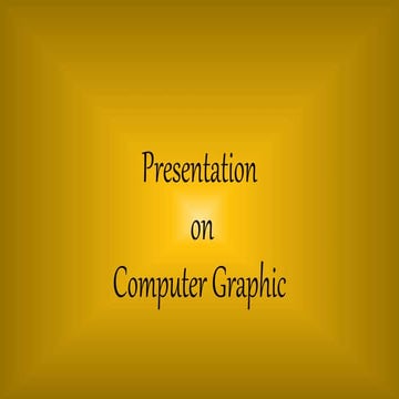 Computer graphic | PPT