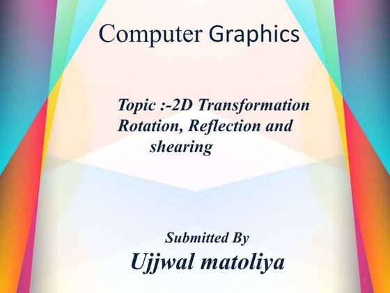 2D transformations | PPT