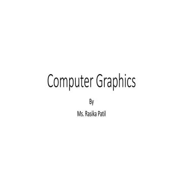 Computer Graphicspptx 