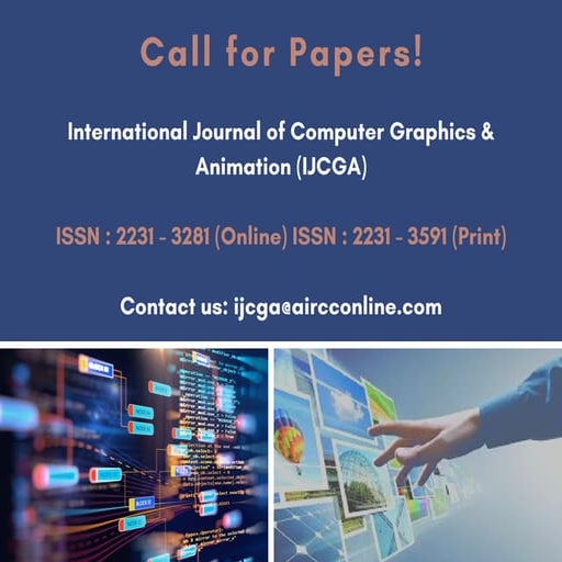 International Journal Of Computer Graphics & Animation (ijcga) | Ppt