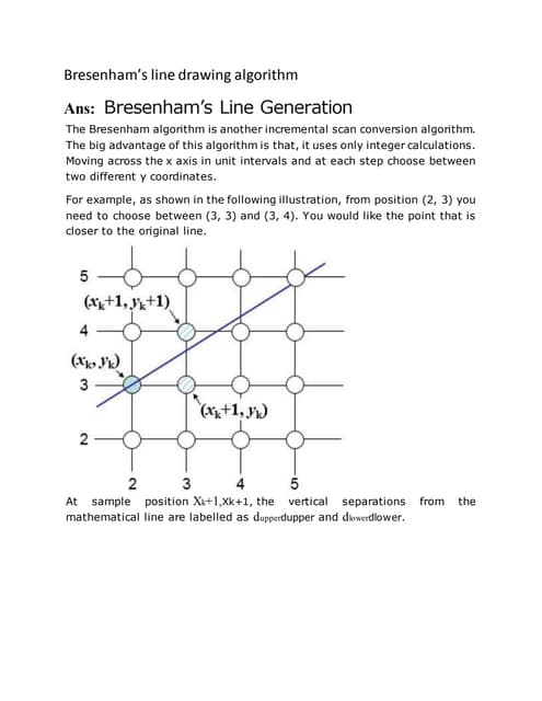 Computer Graphics Question For Exam Solved Docx 3 D Graphics
