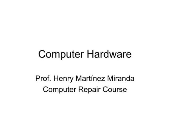 Computer specifications | PPTX