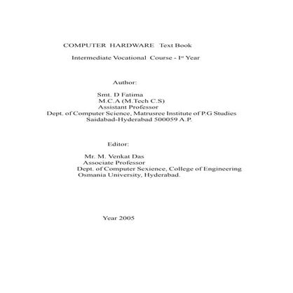 Computer hardware | PDF