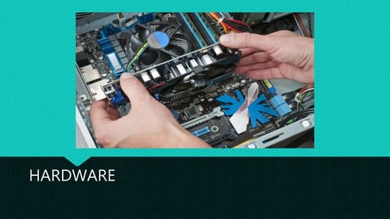 Internal parts of a computer and their functions | PPT