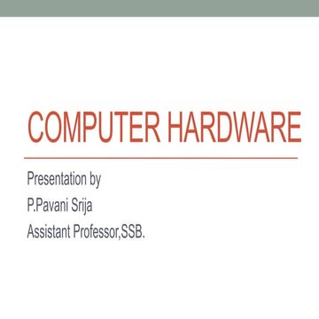 Physical Components of computer,Computer Hardware.pptx