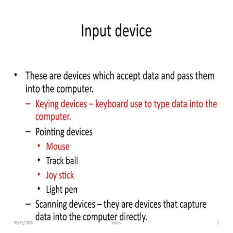 IGCSE ICT - Input and Output Devices - Direct Data Entry (DDE) Devices ...
