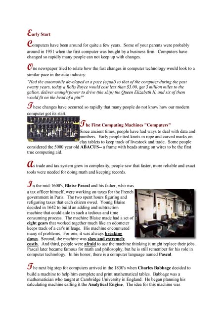Task put the following key points in computer history into.docx