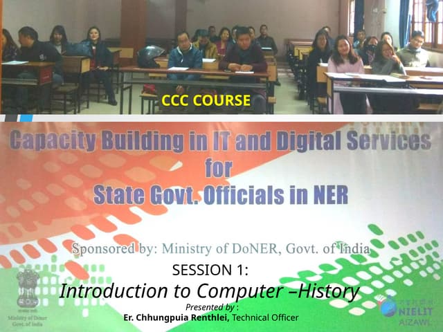 Introduction and brief history of computers | PPTX