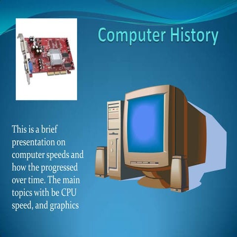Computer History1234 | PPTX