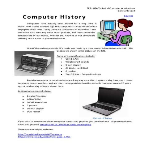 Computer History1234 | DOCX