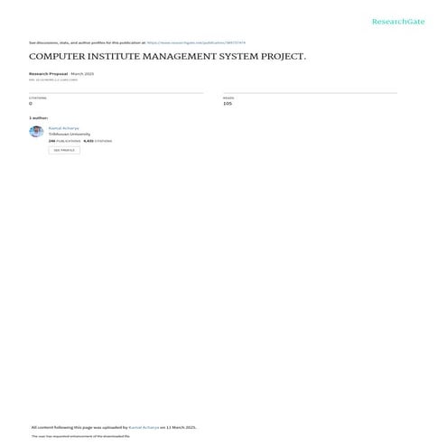 COMPUTER INSTITUTE Management system.pdf