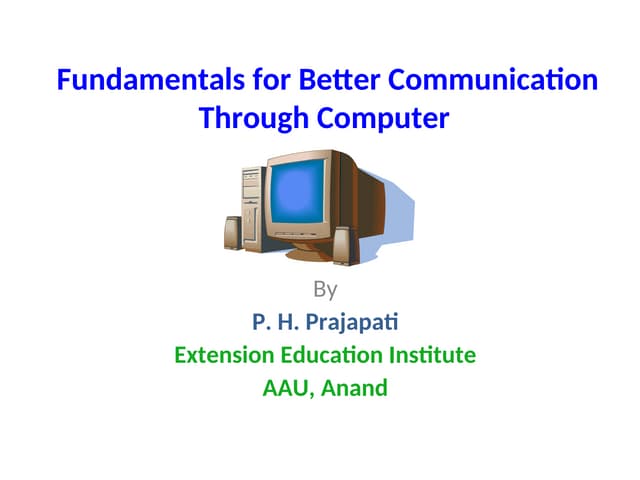 what is a computer | PPT