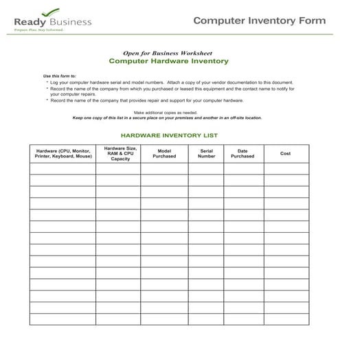 Computerinventory | PDF