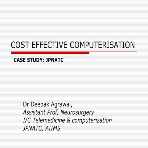 Computerisation in jpnatc (brief) for cgr | PPT