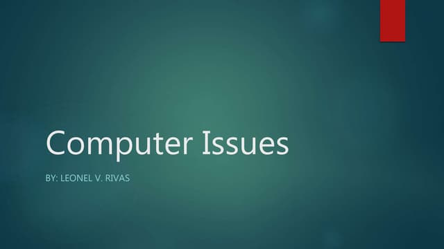Maintain Computer Systems and Network.ppt
