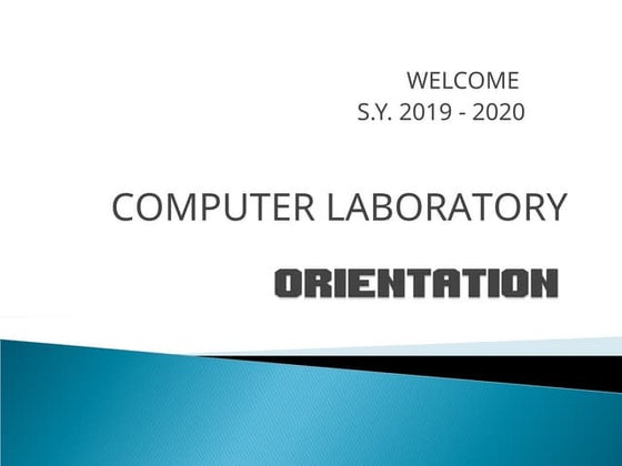 Computer Laboratory Rules | PPT