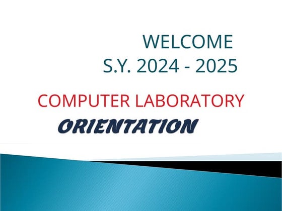 Computer Laboratory Rules and Regulations | PPT