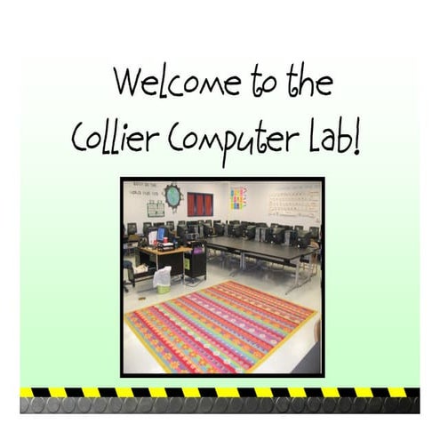 Computer Lab Rules & Procedures | PPT