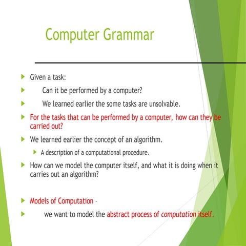 computer Languages and Grammars.pptx and | PPT