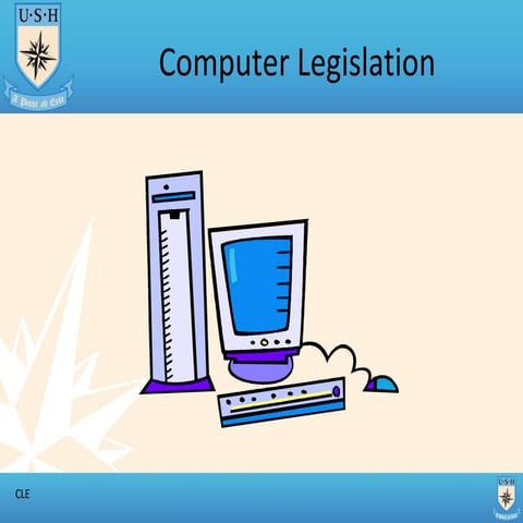 Computer Legislation2 T2 | PPT