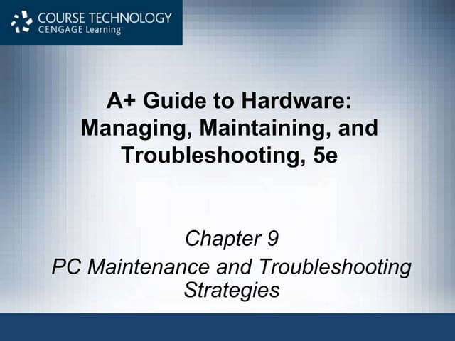 Basic Troubleshooting | PPT