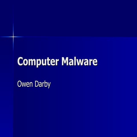Computer Malware | PPT