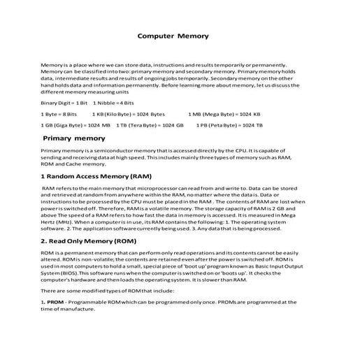Computer Memory.docx