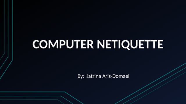 Netiquette | PPT