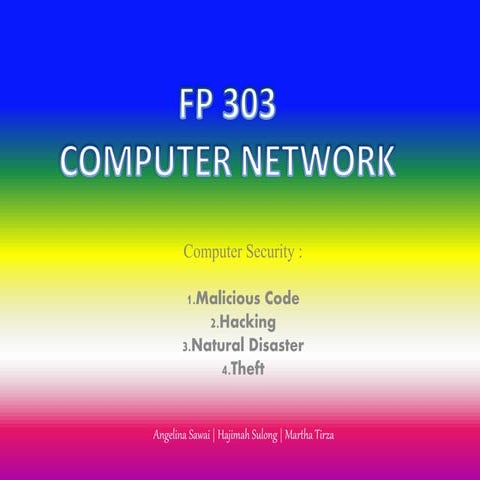 Computer network | PPTX