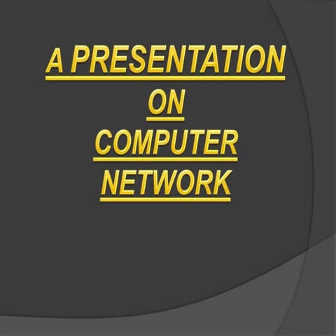 Computer Network Pptx Computer Networking Computing 8796
