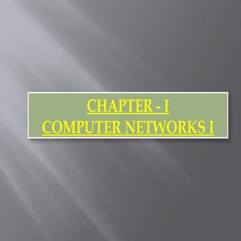 COMPUTER NETWORK BCA FIFTH SEMESTER NOTES | PPTX