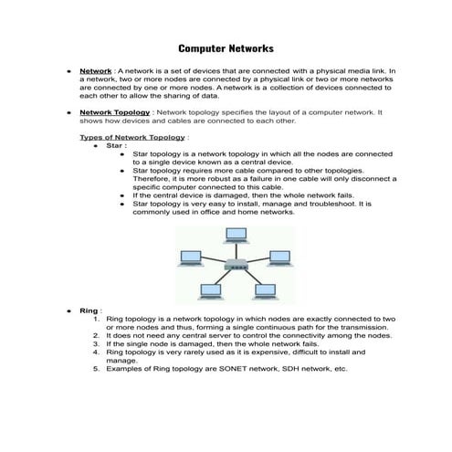 Computer Networking Notes Apna Collegepdf 