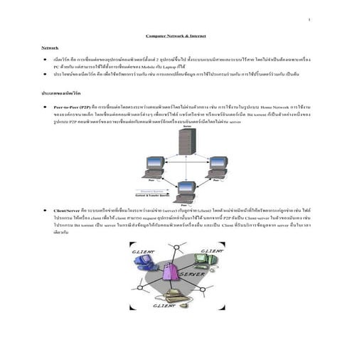 Computer network & internet | PDF