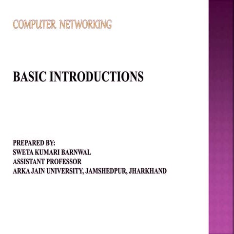 Computer Network Introduction Ppt