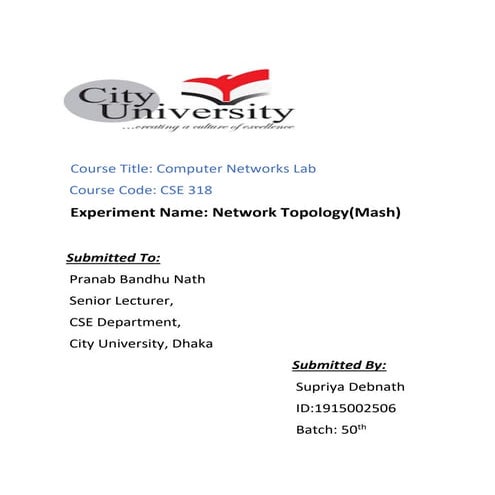 Computer network lab 1 | PDF