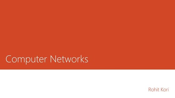 Presentationpptx Computer Networking Free Pptx Computer Networking