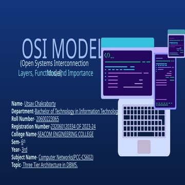 Computer Networks ppt about osi model and | PPT